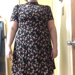 Modcloth | Dresses | Black Vintage Floral Dress | Poshmark